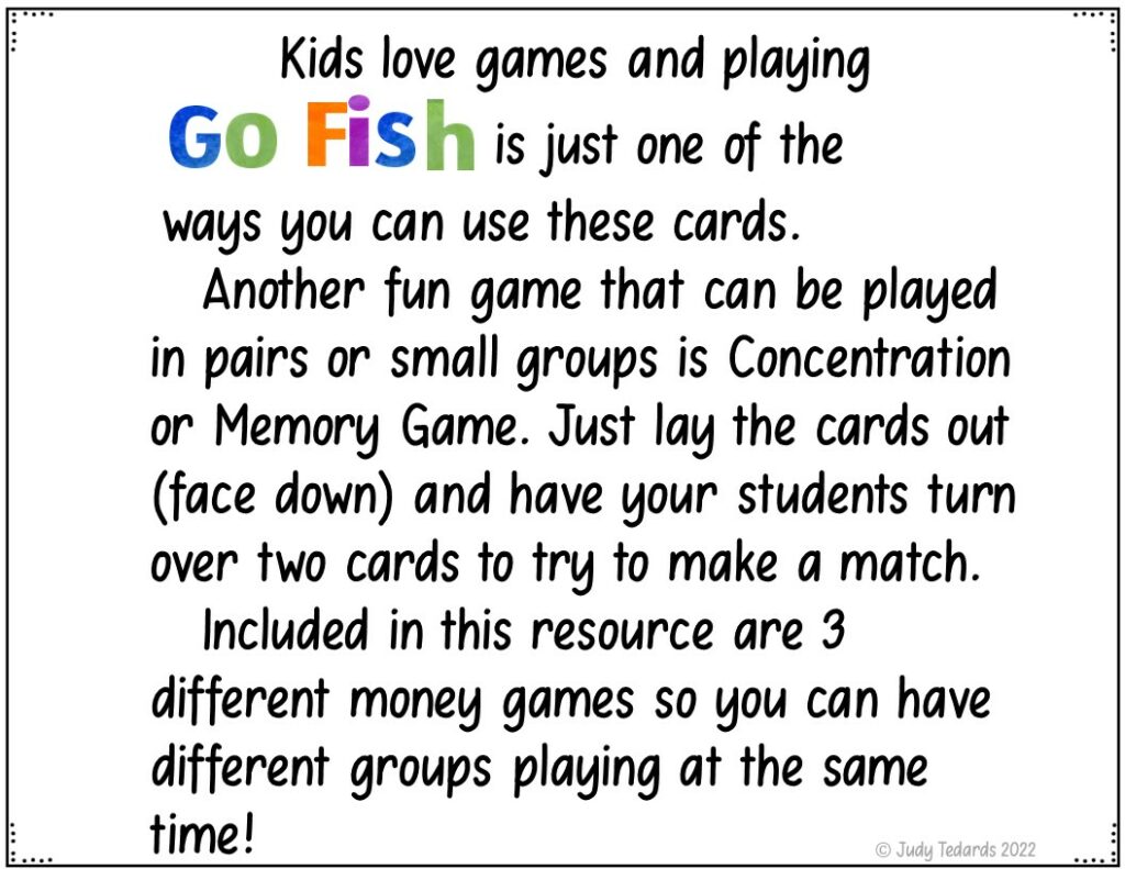 GO FISH {Money} | Made By Teachers
