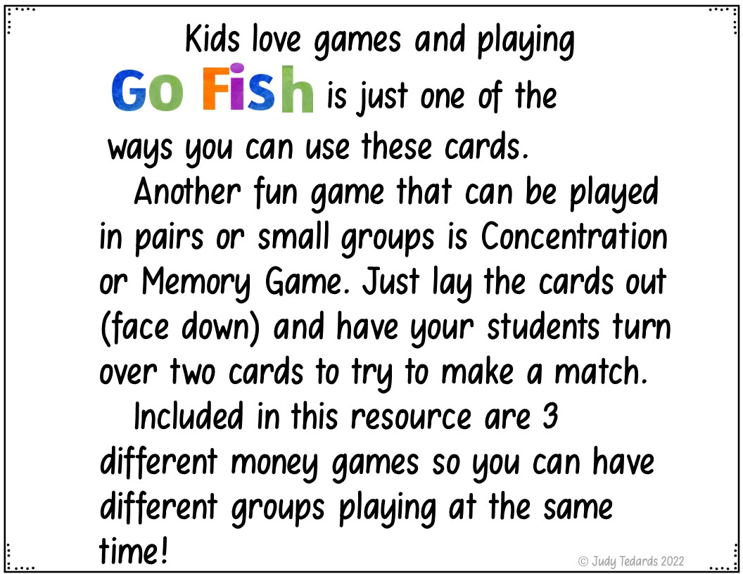 GO FISH {Money} | Made By Teachers