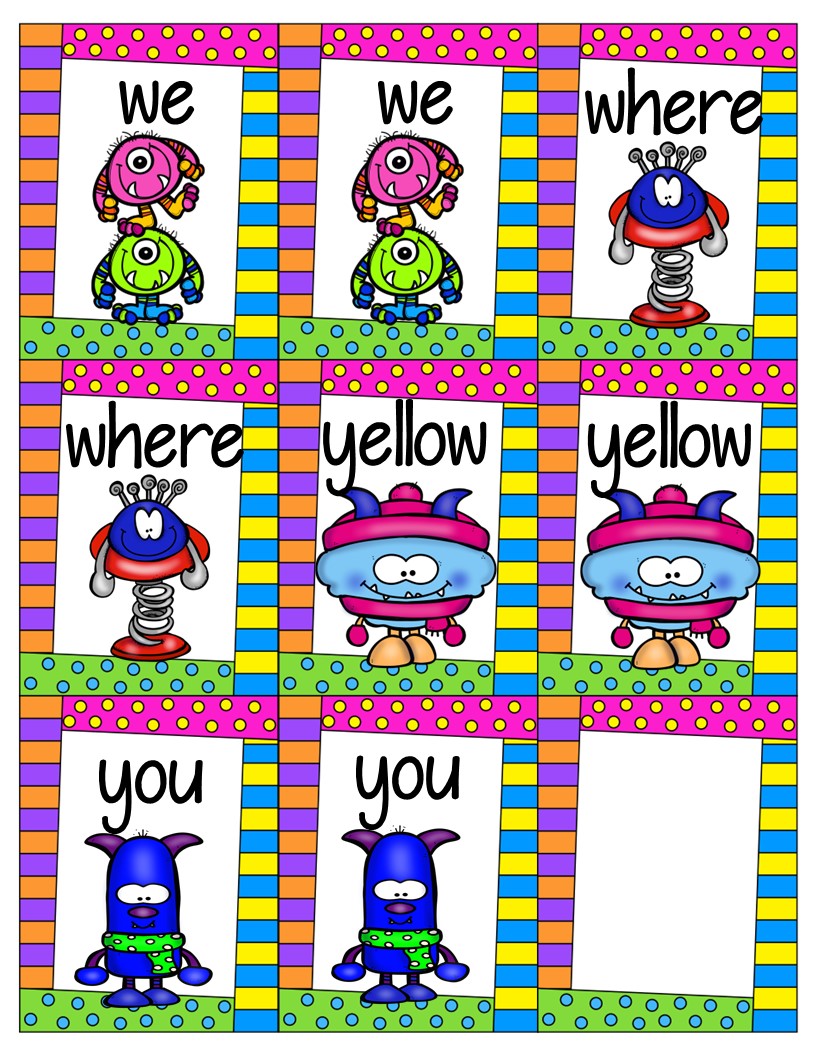 GO FISH {Pre-Primer Words} | Made By Teachers