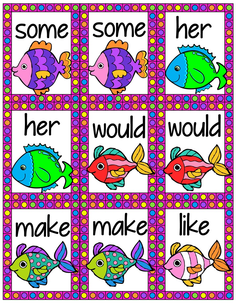 GO FISH {100 High Frequency Words} | Made By Teachers