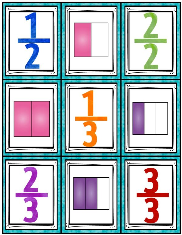 GO FISH {Fractions and Time} | Made By Teachers