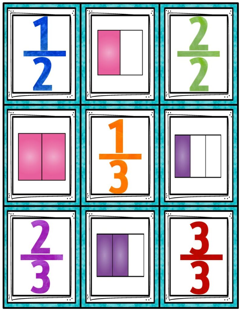 GO FISH {Fractions and Time} | Made By Teachers