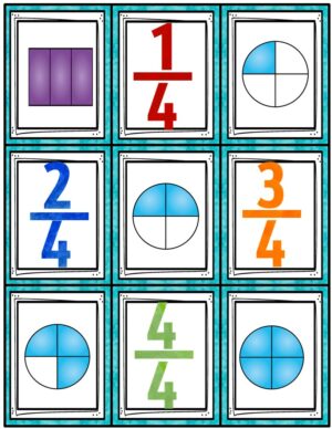 GO FISH {Fractions and Time} - Made By Teachers