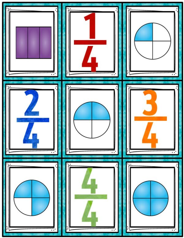 GO FISH {Fractions and Time} | Made By Teachers