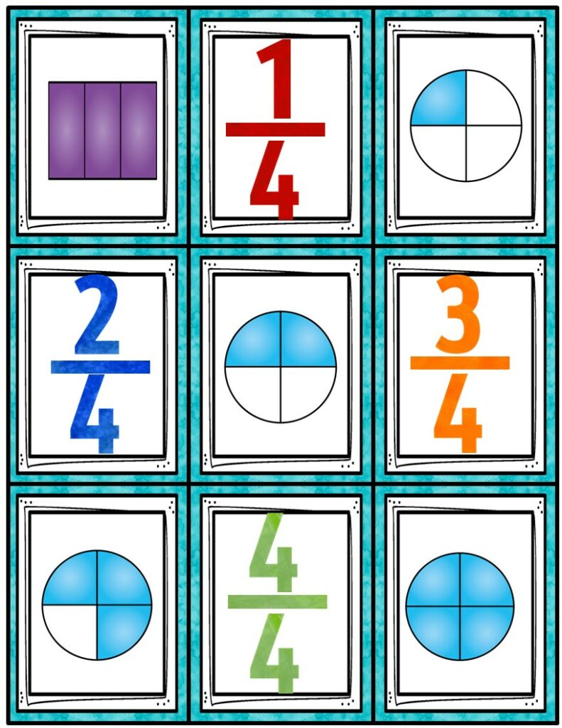 GO FISH {Fractions and Time} | Made By Teachers