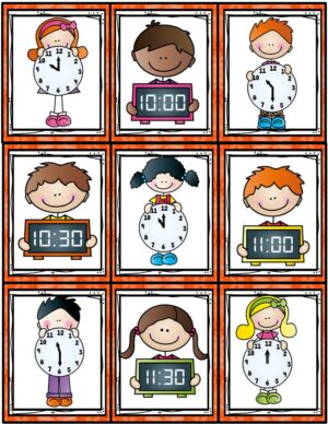 GO FISH {Fractions and Time} - Made By Teachers