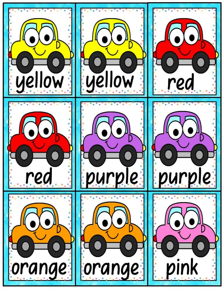 GO FISH {Colors and Shapes} - Made By Teachers