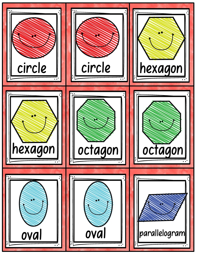 GO FISH {Colors and Shapes} - Made By Teachers