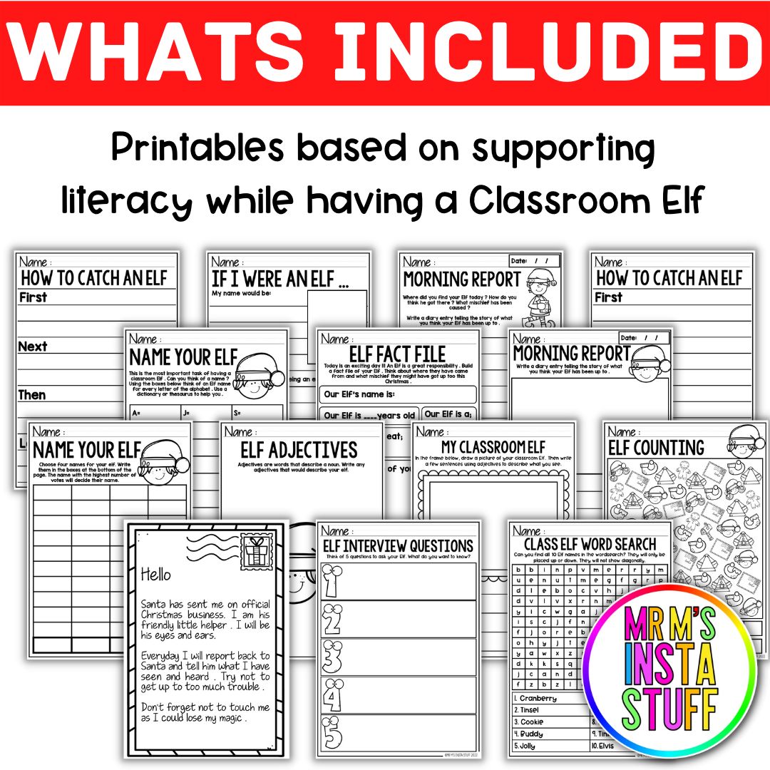 Classroom Elf Classroom Activities - Made By Teachers