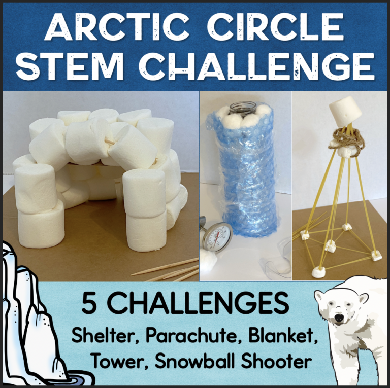 Winter STEM Activities Arctic Circle Challenges | Made By Teachers