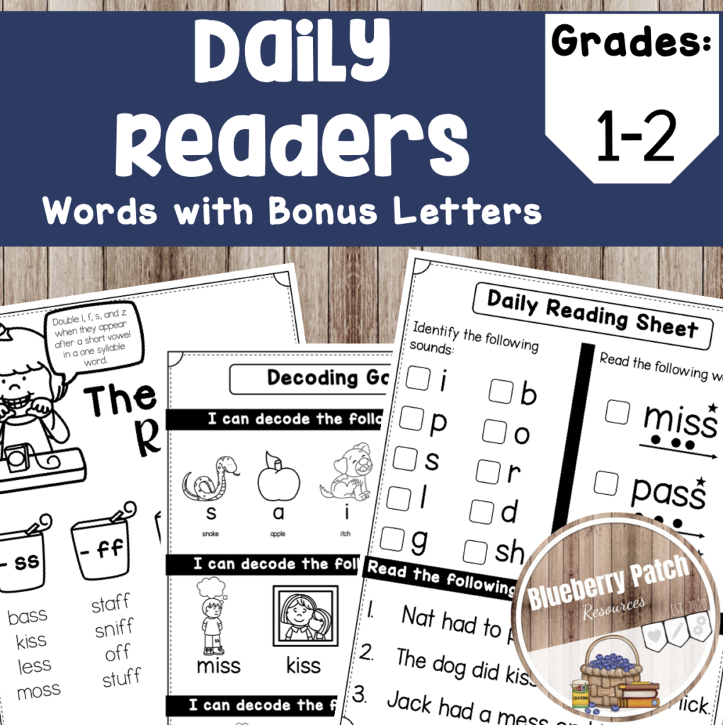 Science of Reading Daily Readers with Bonus Letters | Made By Teachers