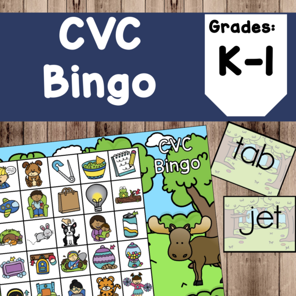 CVC Woodland Bingo | Made By Teachers