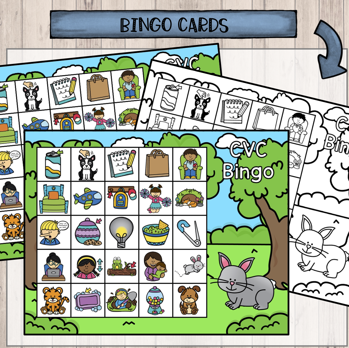CVC Woodland Bingo | Made By Teachers
