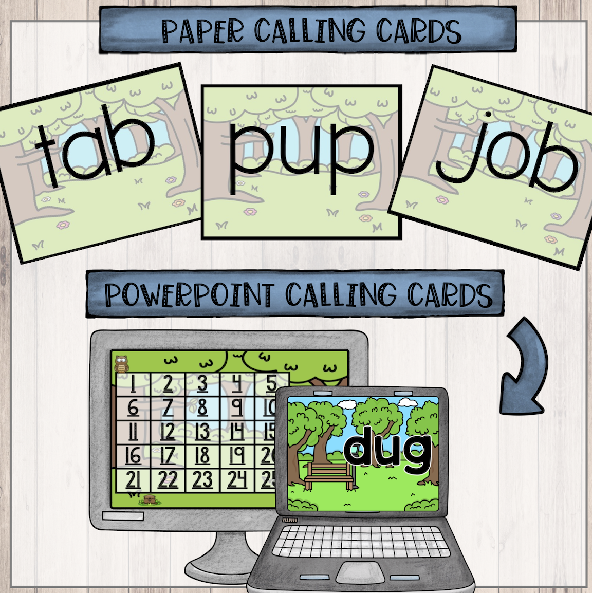 CVC Woodland Bingo | Made By Teachers