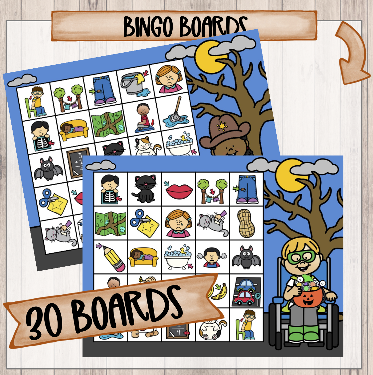 CVC Halloween BINGO - SOR Games | Made By Teachers