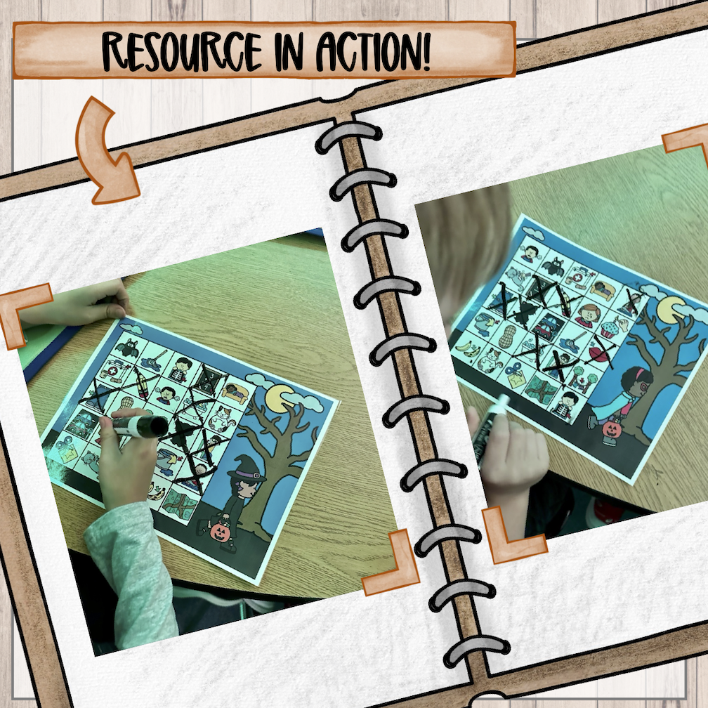 CVC Halloween BINGO - SOR Games | Made By Teachers