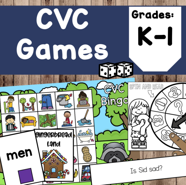 CVC Word Fluency Games | Made By Teachers