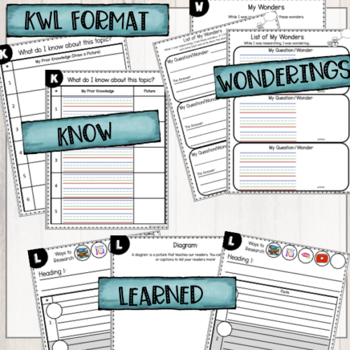Research and Nonfiction Writing with Paper and Graphic Organizers ...