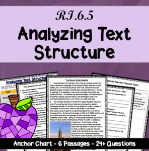 RI.6.5: Analyzing Text Structure | Made By Teachers