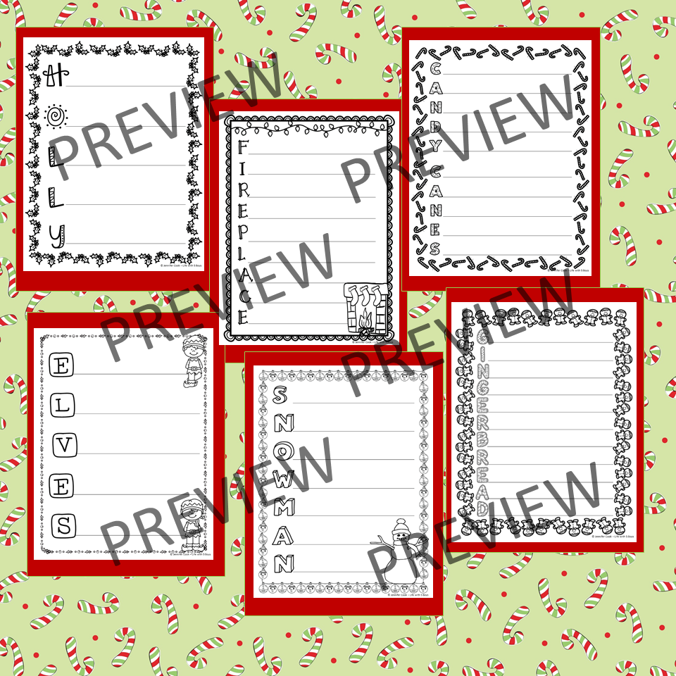 Christmas Acrostic Poems | Made By Teachers