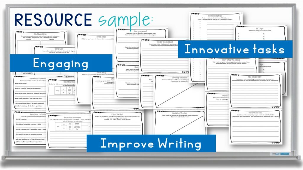 Warm Up Activities For Middle School: 50 Days of Creative Writing Bell ...