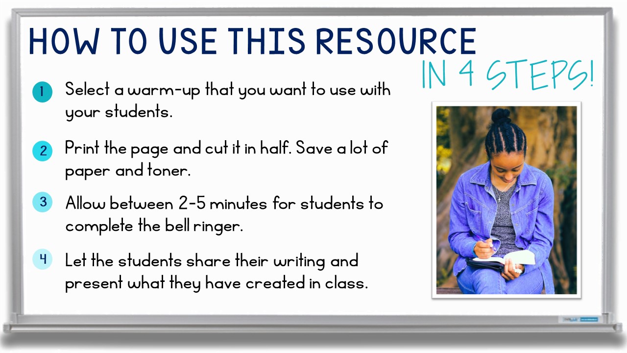 Warm Up Activities For Middle School 50 Days Of Creative Writing Bell Warm Up Activities For Middle School 50 Days Of Creative Writing Bell