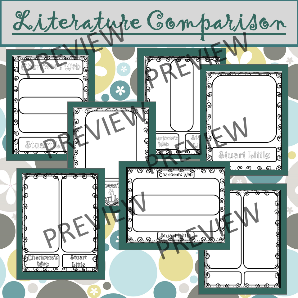 Charlotte's Web and Stuart Little Activities Literature Comparison ...