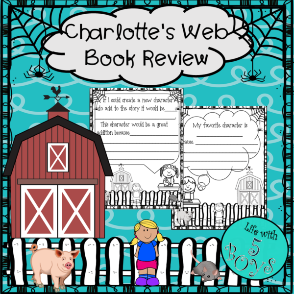 Charlotte's Web Activities Book Review | Made By Teachers