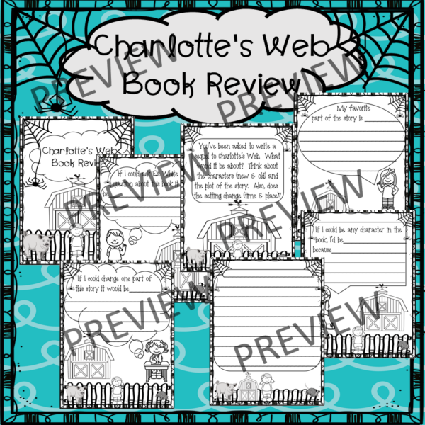 Charlotte's Web Activities Book Review | Made By Teachers