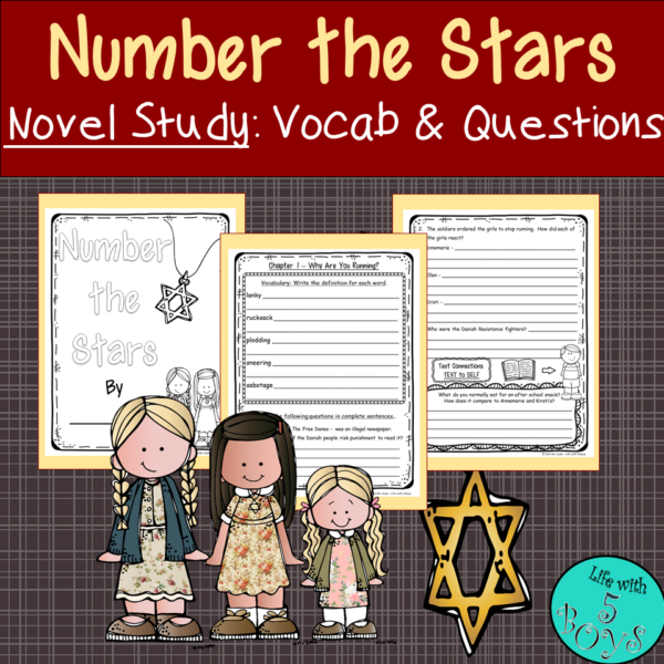 Number the Stars Novel Study Vocabulary & Questions | Made By Teachers