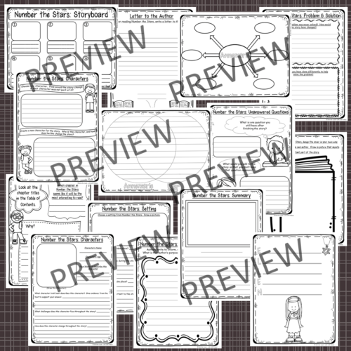 Number the Stars Novel Study Activities | Made By Teachers