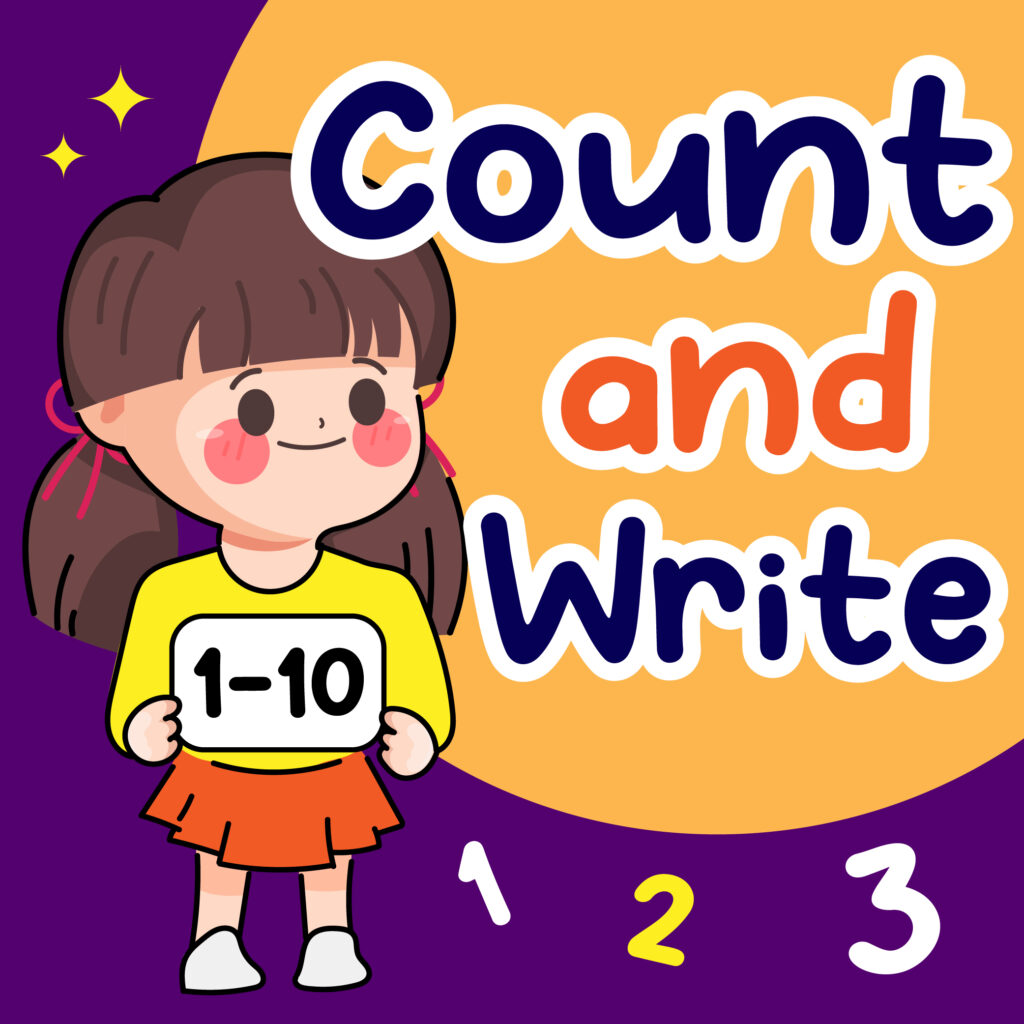 Count And Write The Number 1 10 Work Sheet Made By Teachers