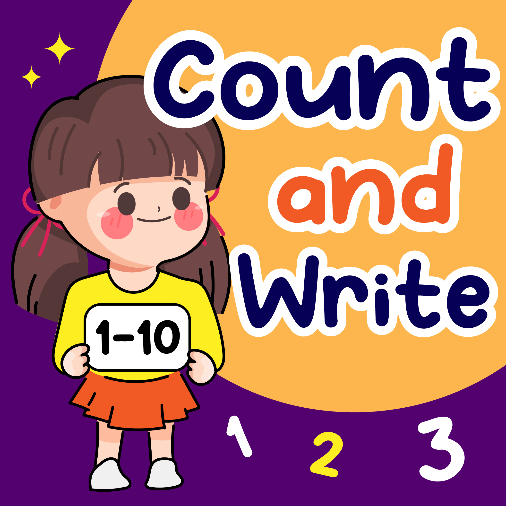 Count and write the number 1-10 work sheet | Made By Teachers