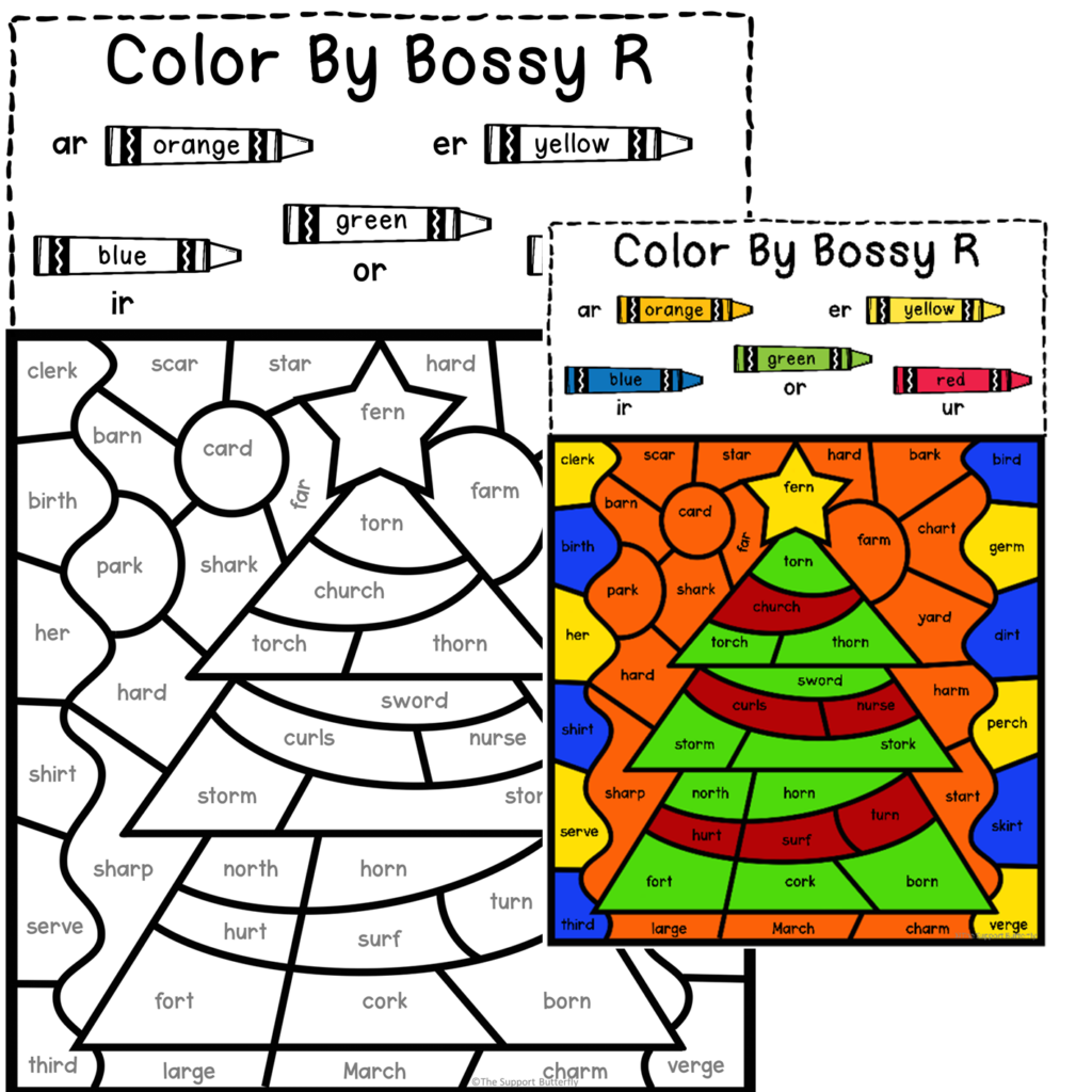 Christmas Activities Color by Bossy R | Made By Teachers