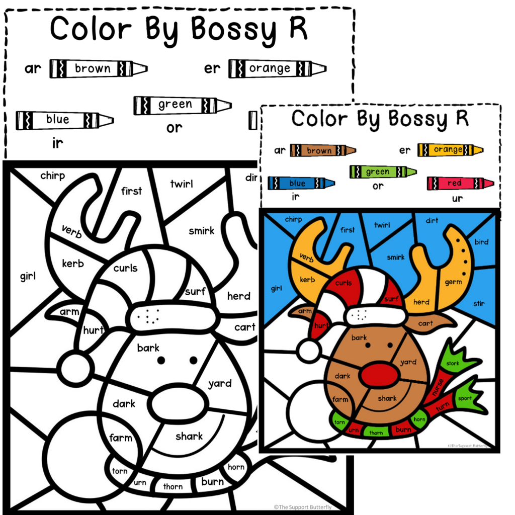 Christmas Activities Color by Bossy R | Made By Teachers