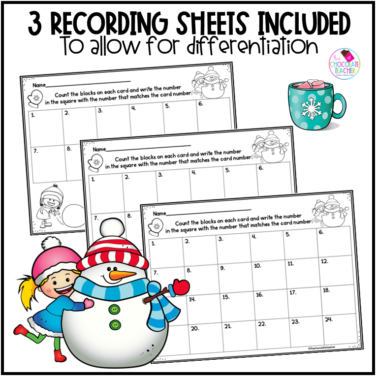 Place Value - Tens and Ones - Winter Math Activities - Write the Room ...