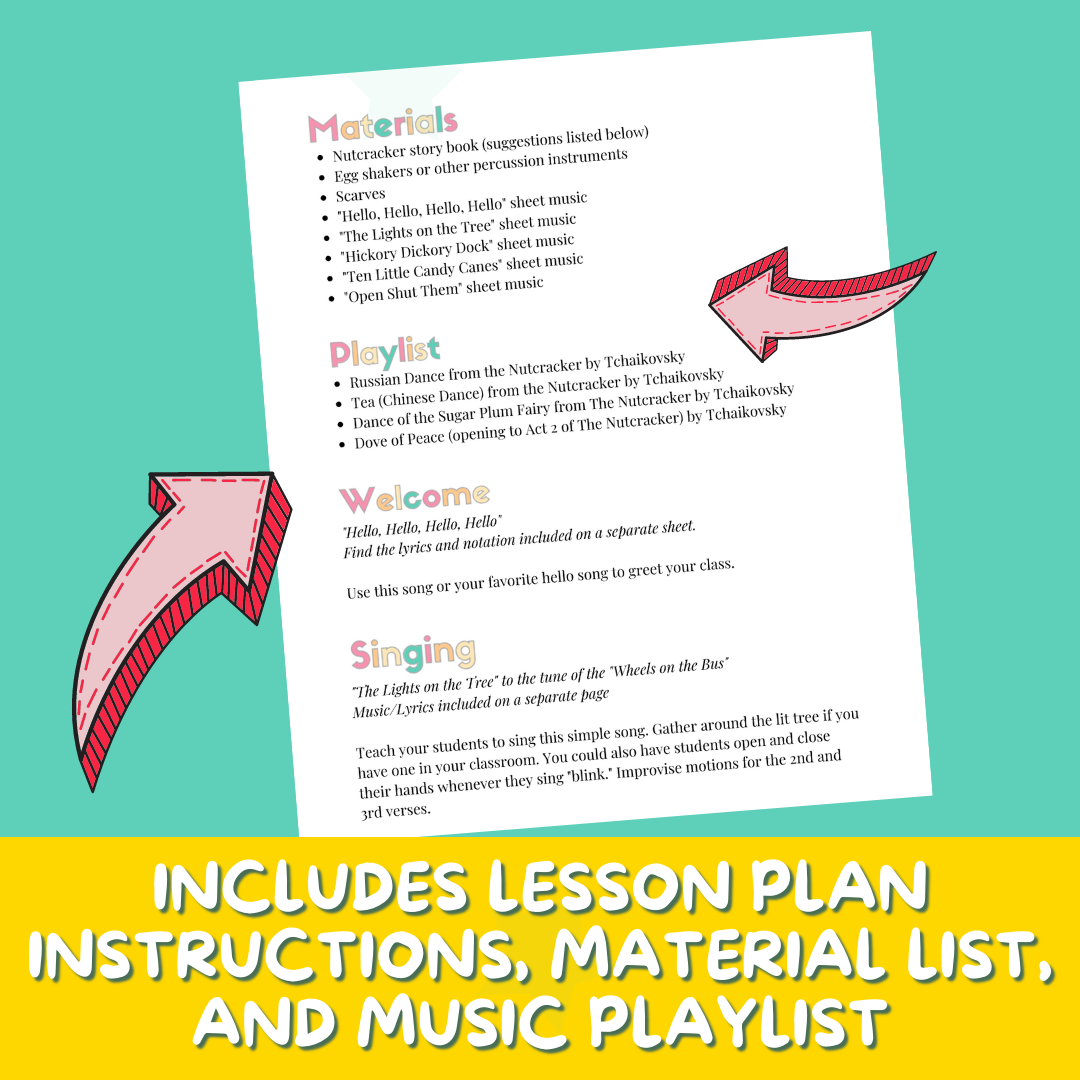 Preschool Music Lesson Plan | The Nutcracker | Music and Movement ...