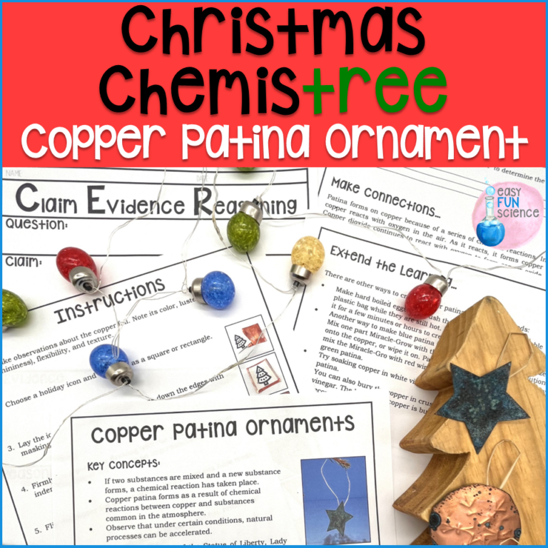 Christmas Chemistry Experiments | Copper Patina Ornament | Made By Teachers