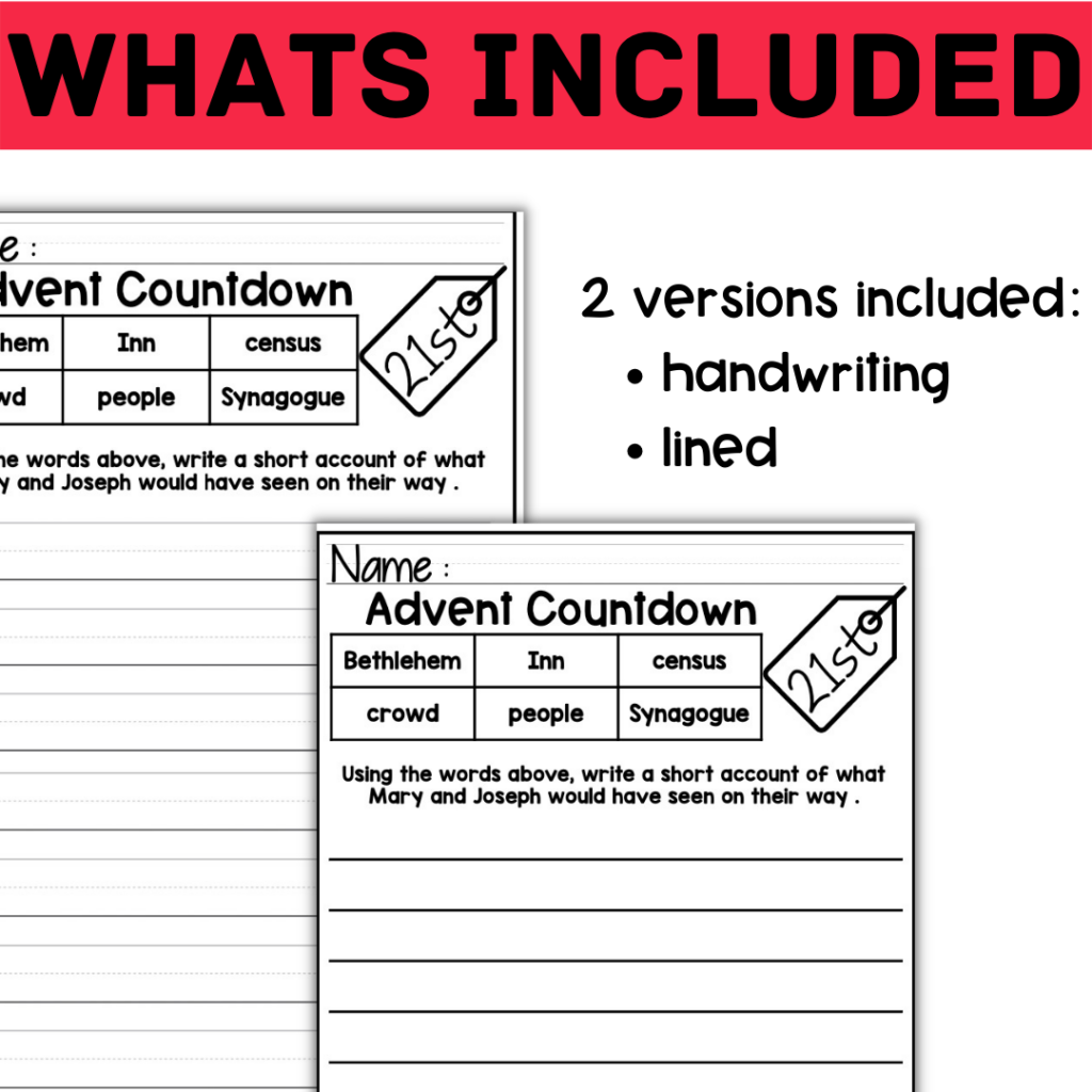 Christmas Advent Countdown Worksheets | Made By Teachers