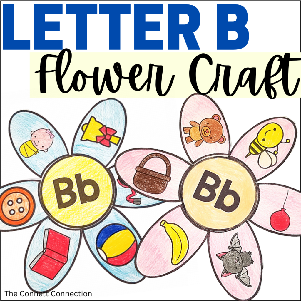 Letter B Flower Craft - A Letter Recognition Craft | Made By Teachers