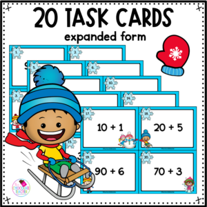 Expanded Form - Winter Math - Write the Room - Free Product - Made By ...