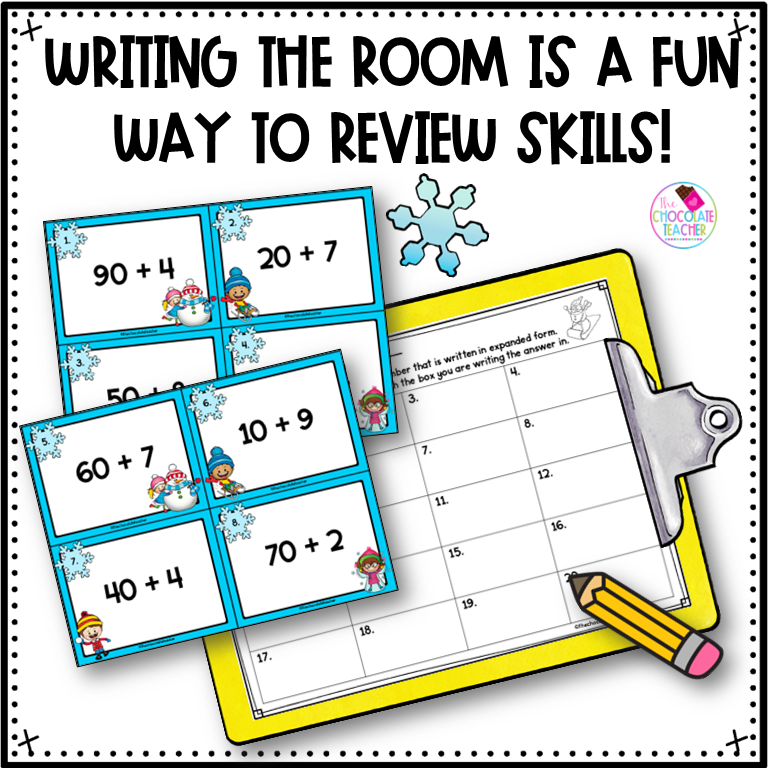 Expanded Form - Winter Math - Write the Room - Free Product | Made By ...