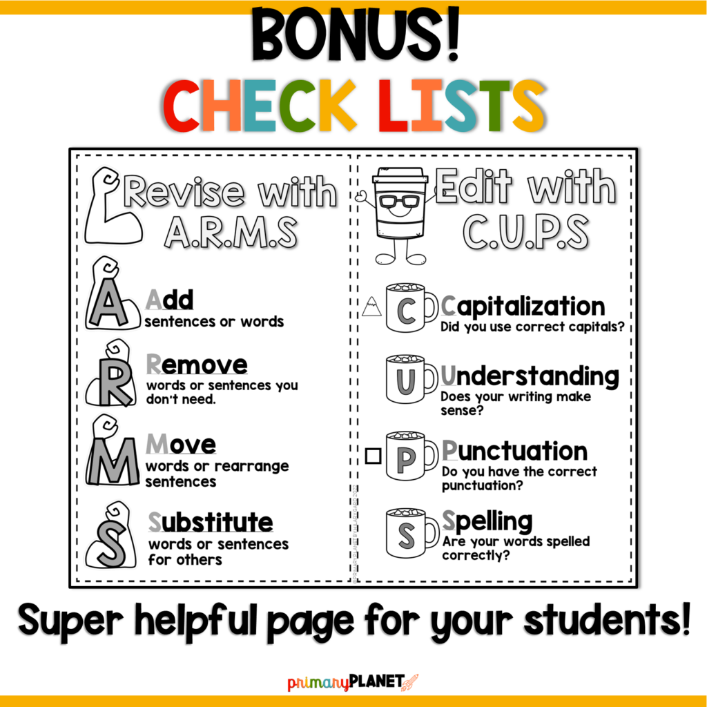 Editing and Revising Writing Mini-Lessons - Sentence a Day | Made By ...