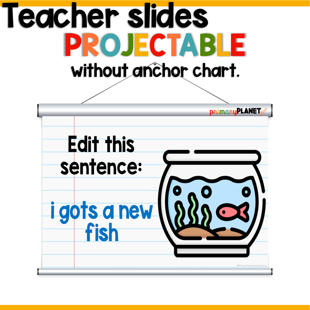 Editing and Revising Writing Mini-Lessons - Sentence a Day | Made By ...