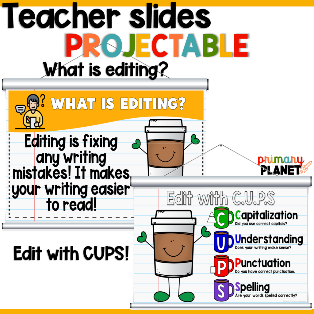 Editing and Revising Writing Mini-Lessons - Sentence a Day | Made By ...