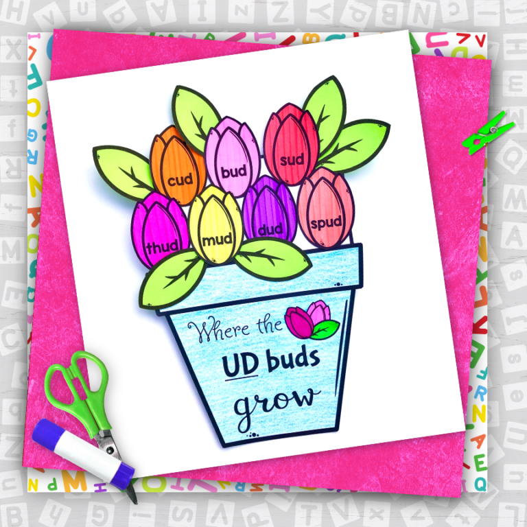 Short U Vowel Craft | UD Buds | UD Word Family | Made By Teachers