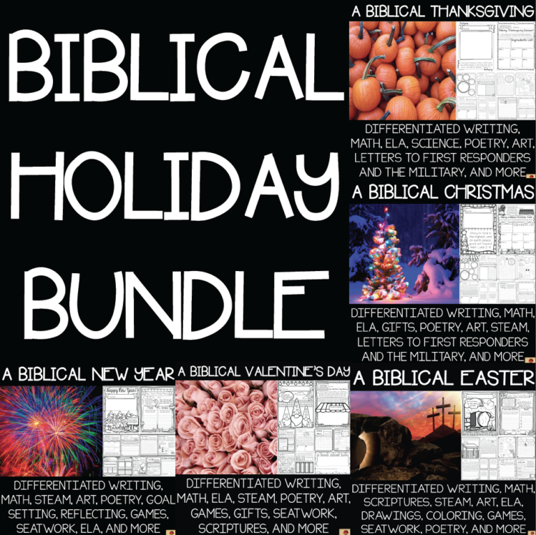 A Christian {Biblical} Holidays Bundle | Made By Teachers