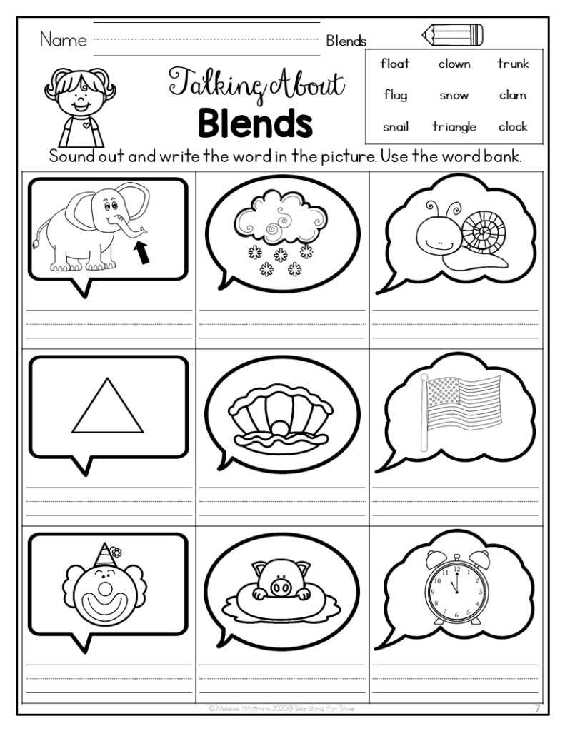 Beginning Blends Phonics Word Work NO-PREP | Made By Teachers