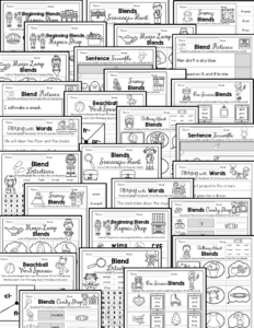 Beginning Blends Phonics Word Work NO-PREP | Made By Teachers