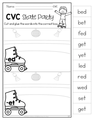 CVC Phonics Word Work NO-PREP! - Made By Teachers
